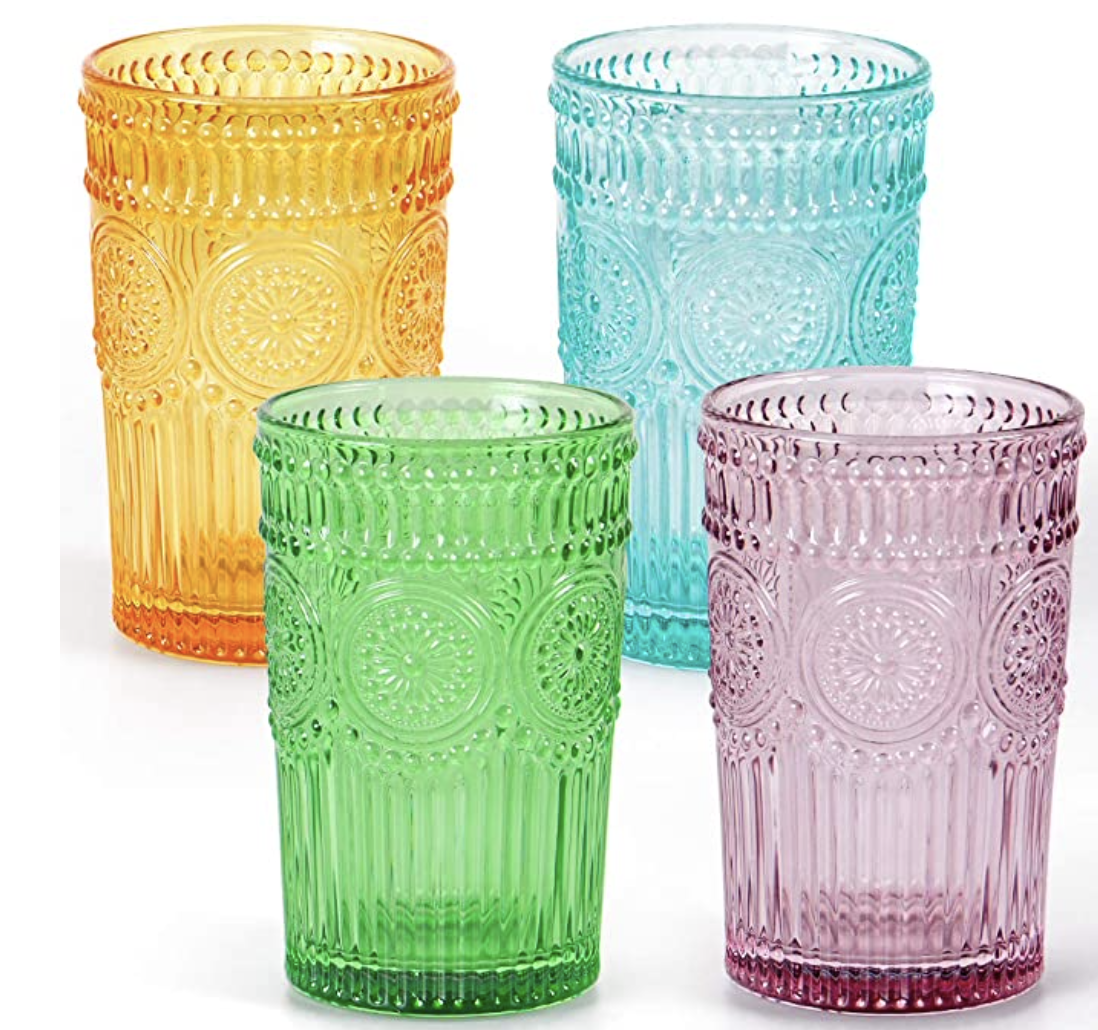 The Most Adorable Colored Glassware for Parties at Home Home - Mozie