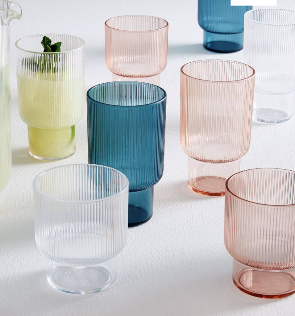 The Most Adorable Colored Glassware for Parties at Home Home - Mozie