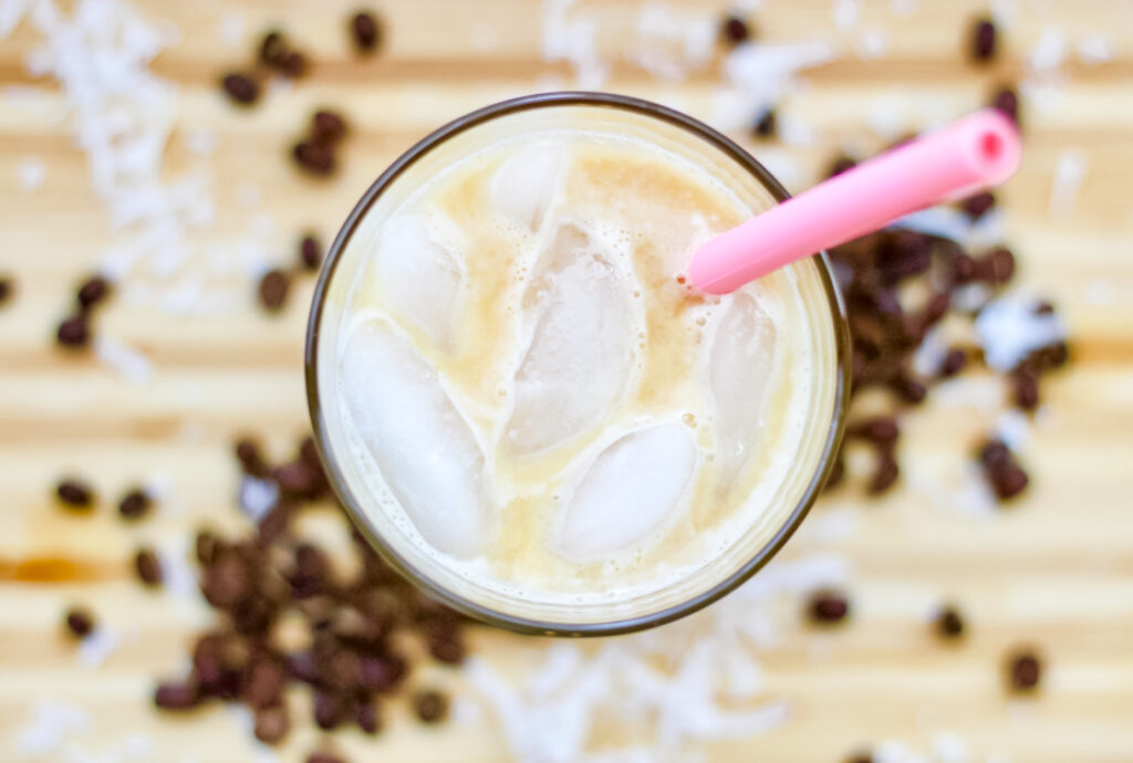 The Best Iced Coconut Coffee (without Sweetened Condensed Milk)