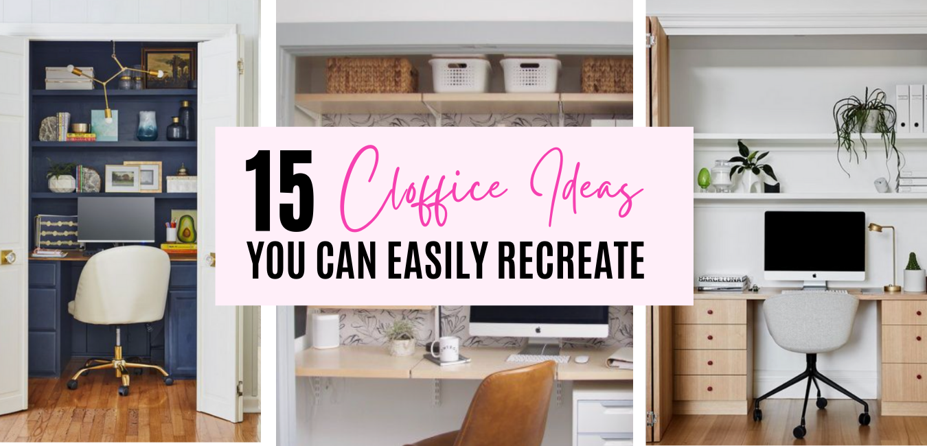 15 Genius Cloffice Ideas You Can Easily Recreate - Mozie
