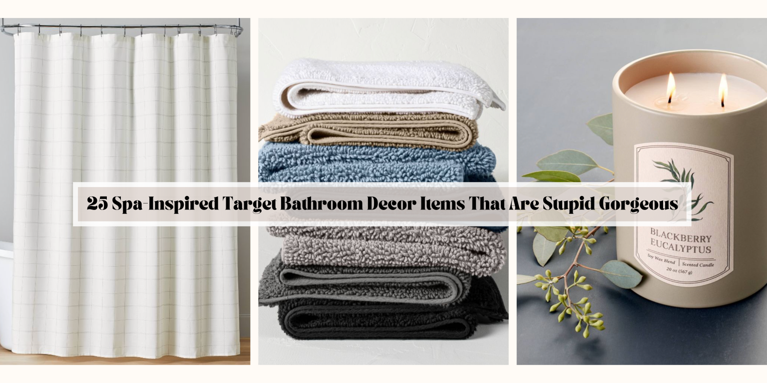 25 Target Bathroom Decor Items That Are Stupid Gorgeous - Mozie