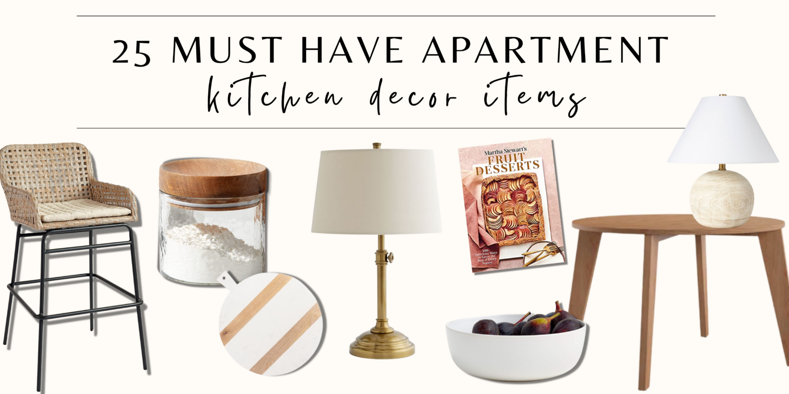 25 Must-Have Apartment Kitchen Decor Items You'll Absolutely Love - Mozie