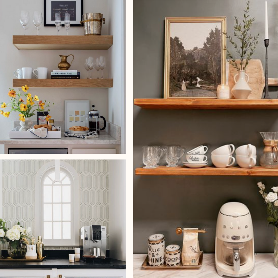 12 Gorgeous Coffee Bar Station Ideas for Small Spaces - Mozie