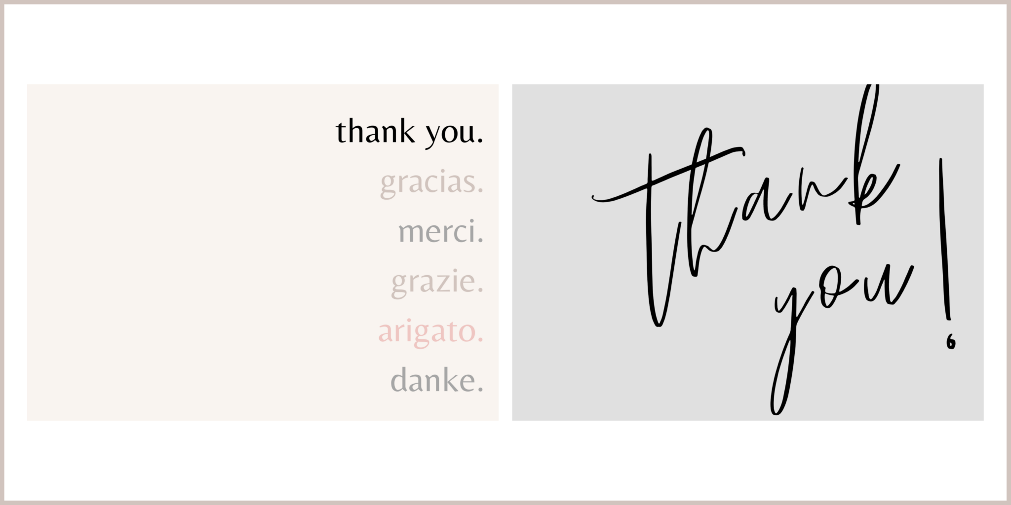 Trendy Cute + Free Printable Thank You Cards for Every Occasion - Mozie
