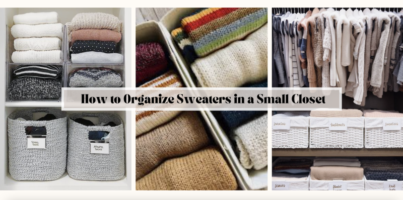 How to Organize Sweaters in a Small Closet + Fall Closet Organization ...