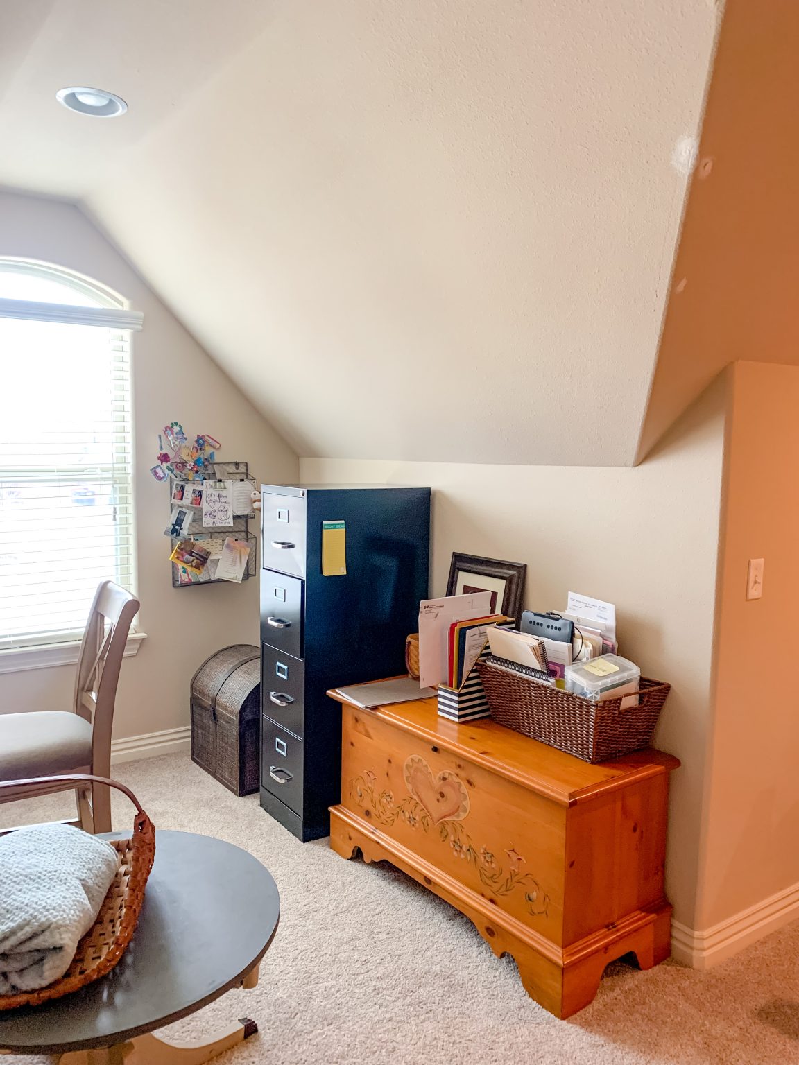 Before and After: Our Cute Built-In Home Office - Mozie