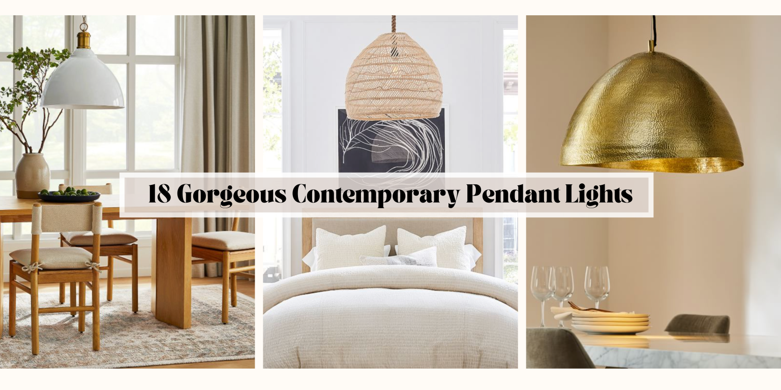 18 Gorgeous Contemporary Pendant Lights | How to Hang Pendant Lights ...