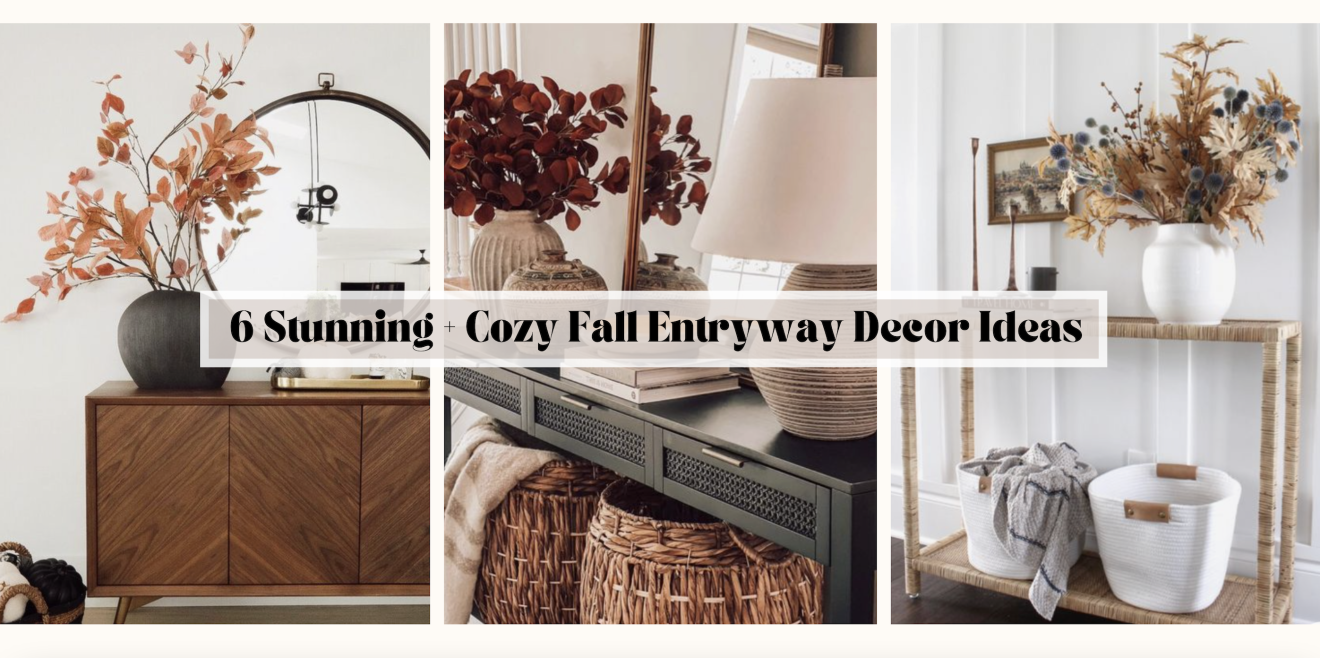 6 Stunning + Cozy Fall Entryway Table Decor Ideas - Mozie