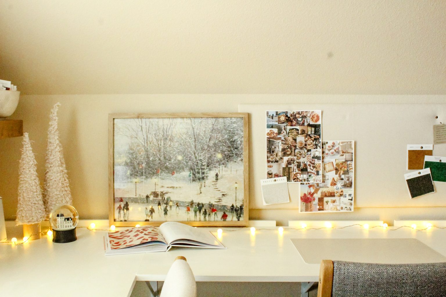 Home Office Christmas Decor: How We Decorated Our Office for Christmas