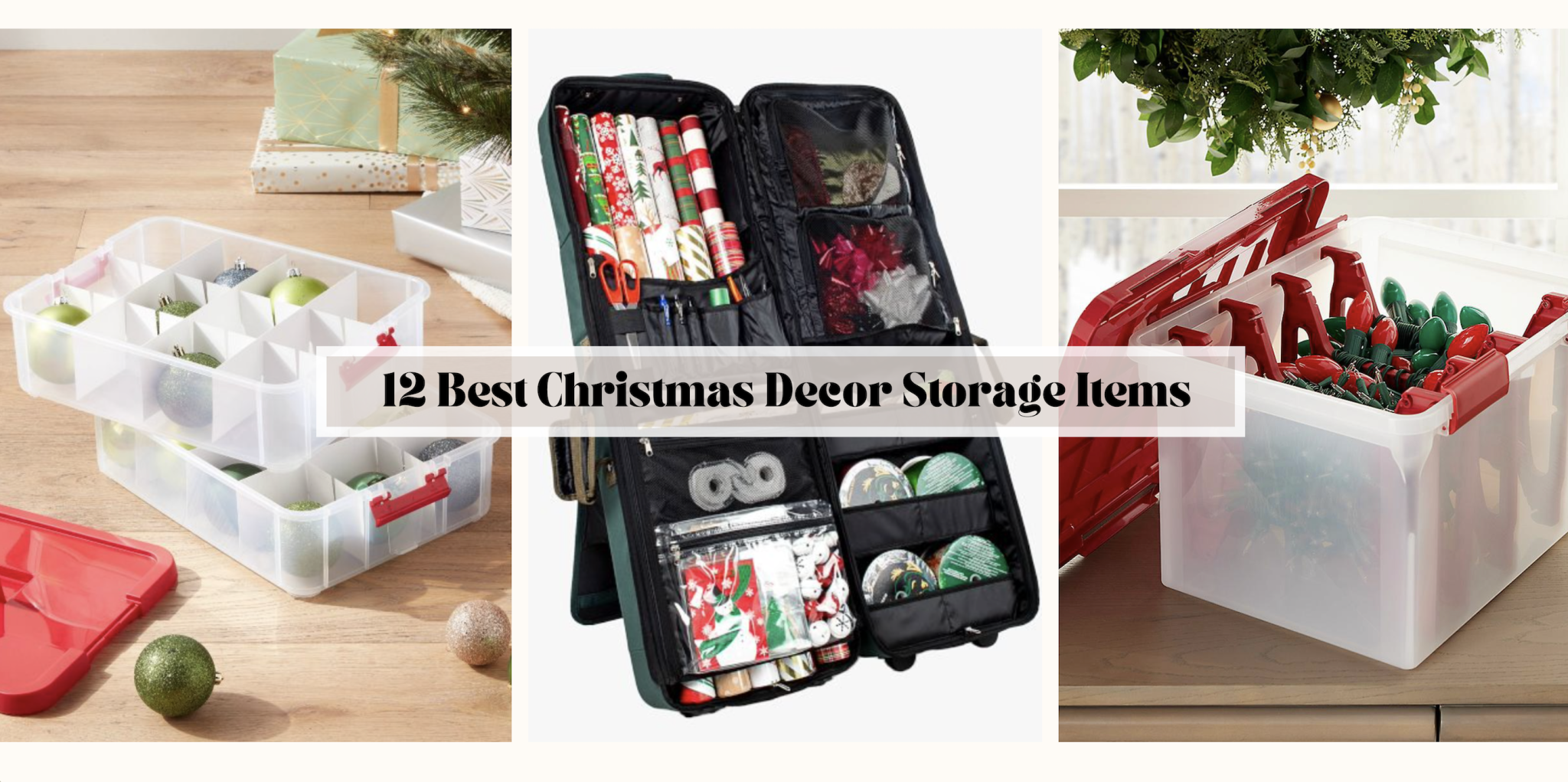 12 Best Christmas Decor Storage Items | How to Organize Christmas Decor