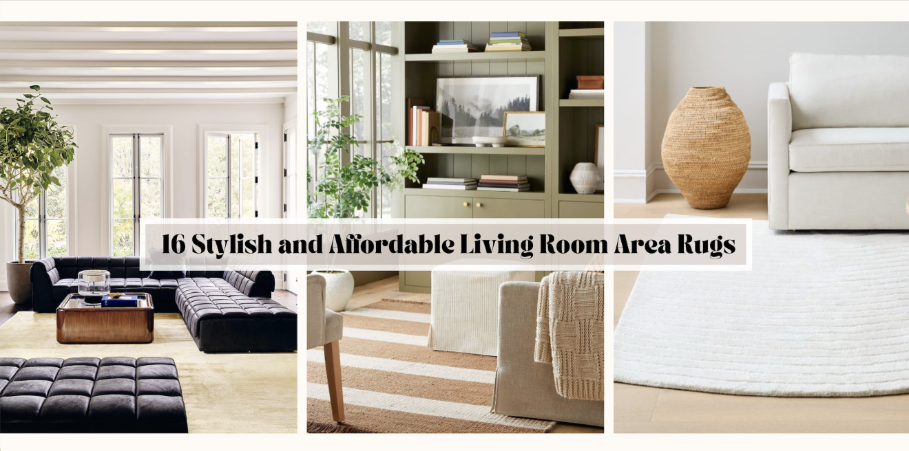 16 Stylish and Affordable Living Room Area Rugs That’ll Tie Your Room ...