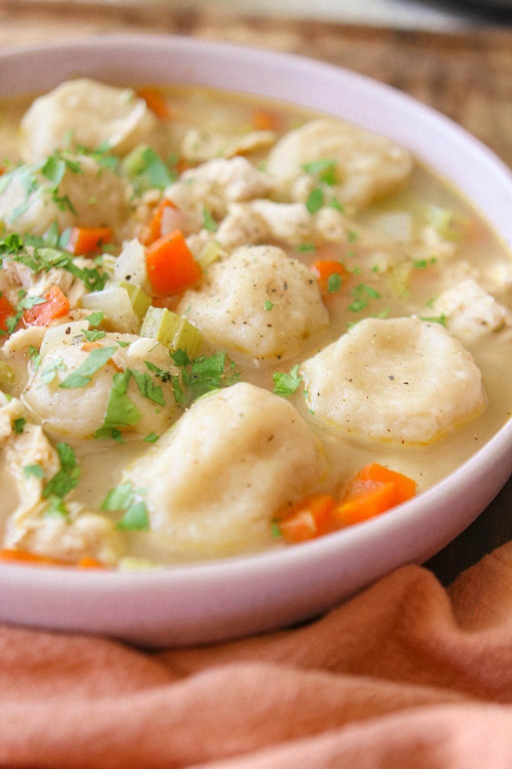 Easy One-Pot Chicken and Dumplings - Mozie
