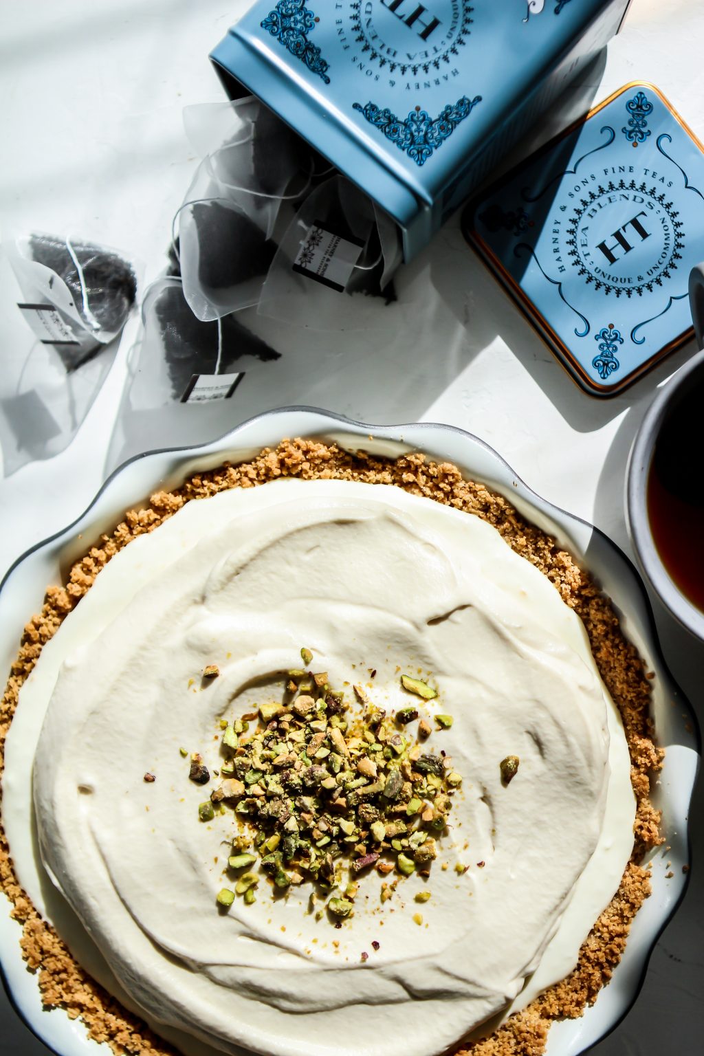 Citrus Cream Pie Topped with Earl Grey Whipped Cream - Mozie