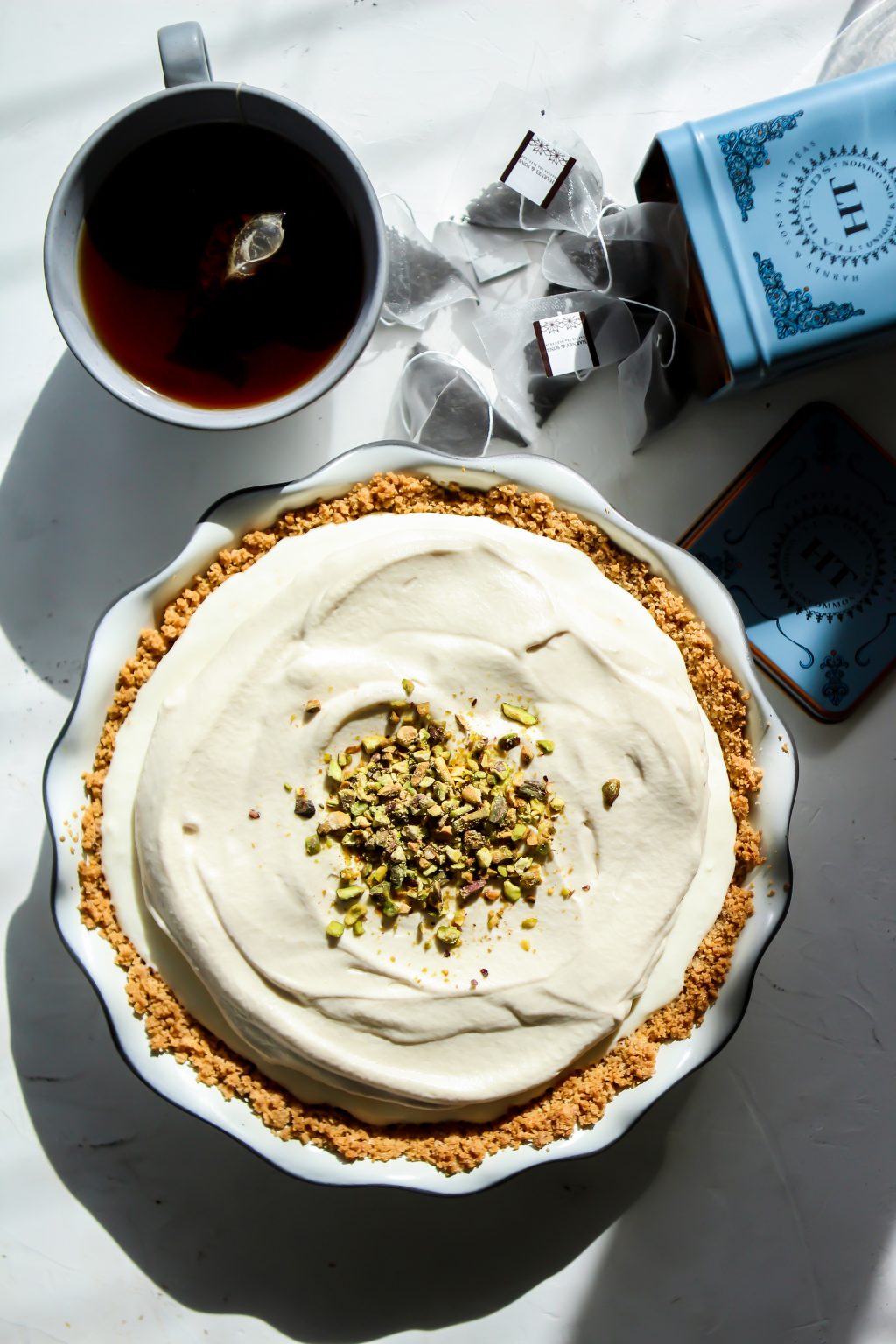 Citrus Cream Pie Topped with Earl Grey Whipped Cream - Mozie
