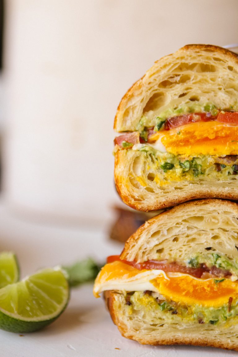 Spicy Bacon Egg and Cheese Tex-Mex Breakfast Sandwiches - Mozie