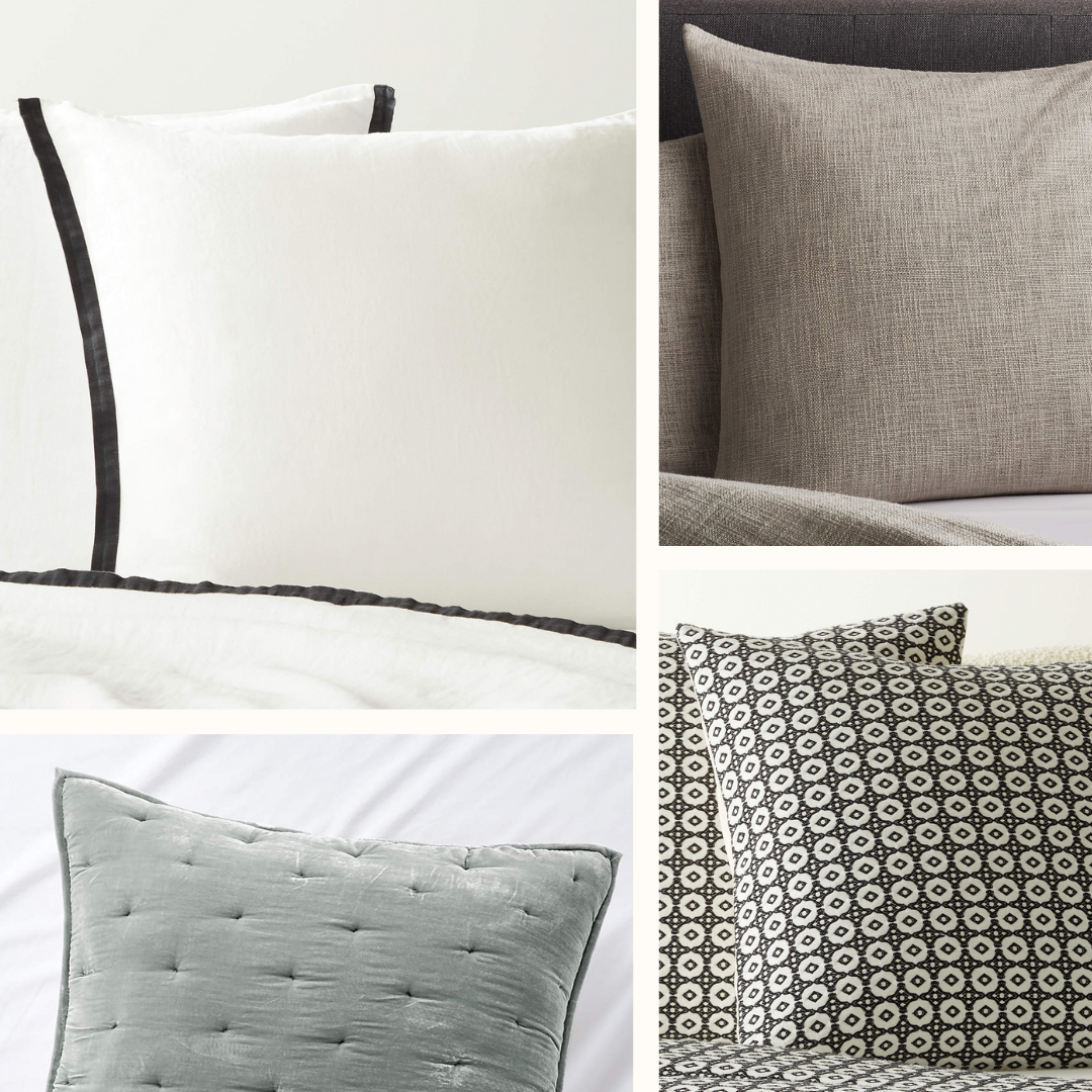10 Best Contemporary Modern Euro Shams to Elevate Your Bedding - Mozie