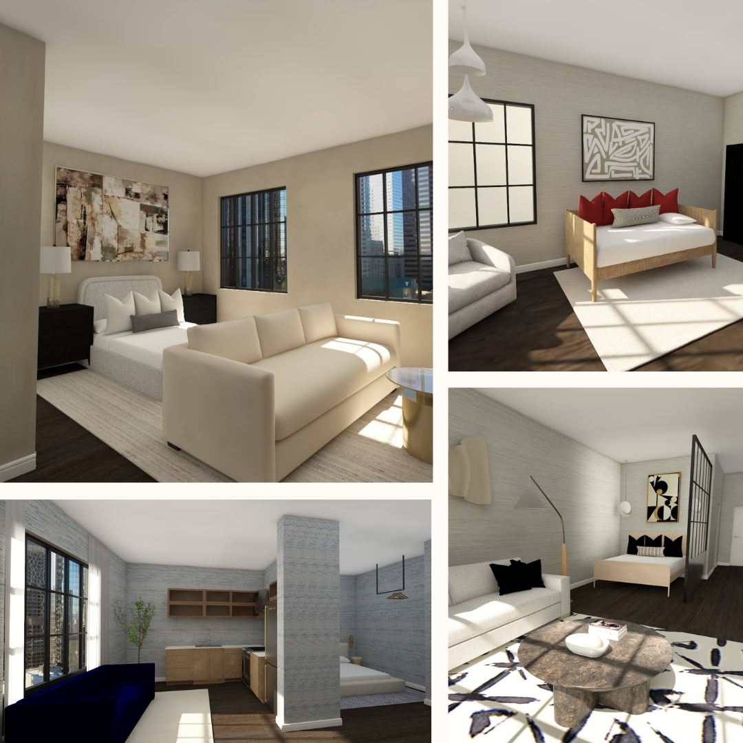 4 Stunning Studio Apartment Design Ideas to Inspire - Mozie
