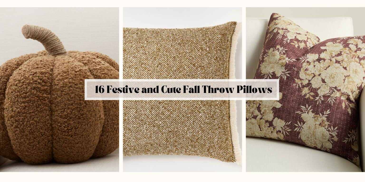 16 Festive and Cute Fall Throw Pillows You’ll Be Obsessed With - Mozie