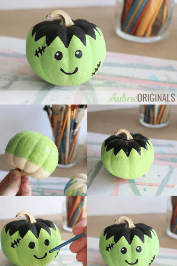 16 Mini Pumpkin Painting Ideas To Copy This Spooky Season - Mozie