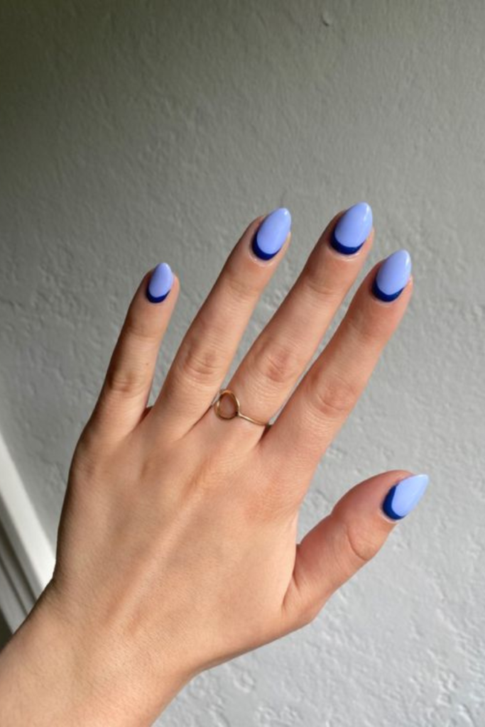 15 Colorful French Tip Nail Ideas for Spring - Mozie