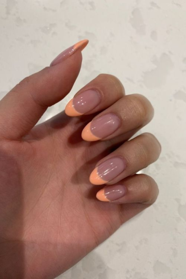 15 Colorful French Tip Nail Ideas for Spring - Mozie