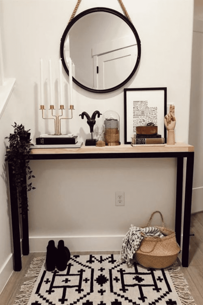 12 Gorgeous Entry Table Decor Ideas You’re Going to Want to Copy - Mozie