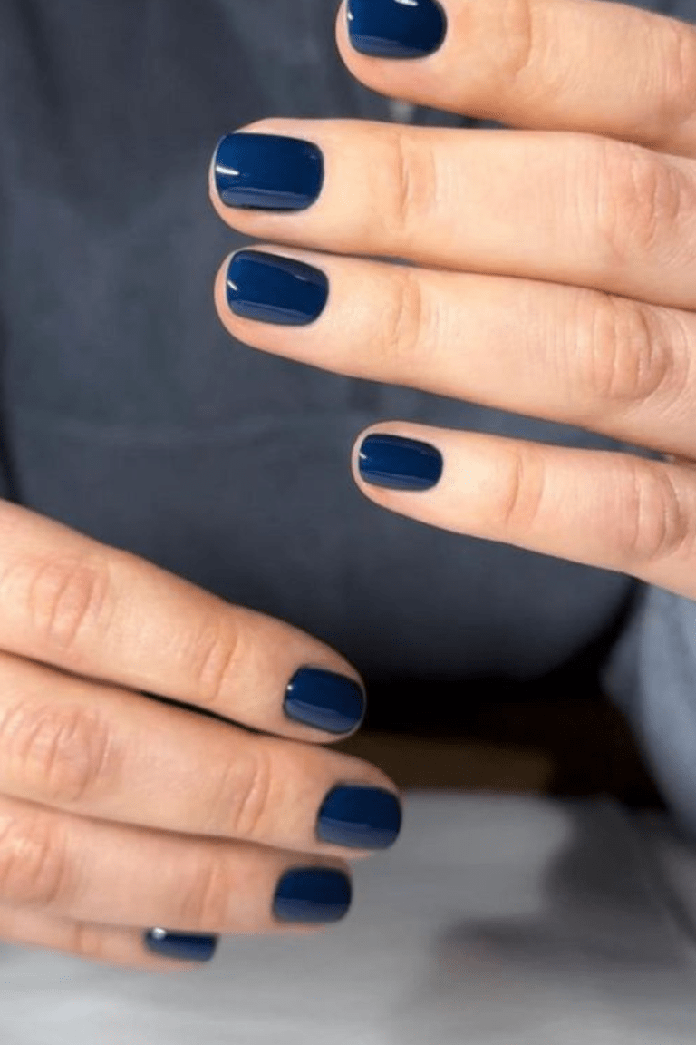 27 Super Cute Blue Nail Ideas You'll Love - Mozie