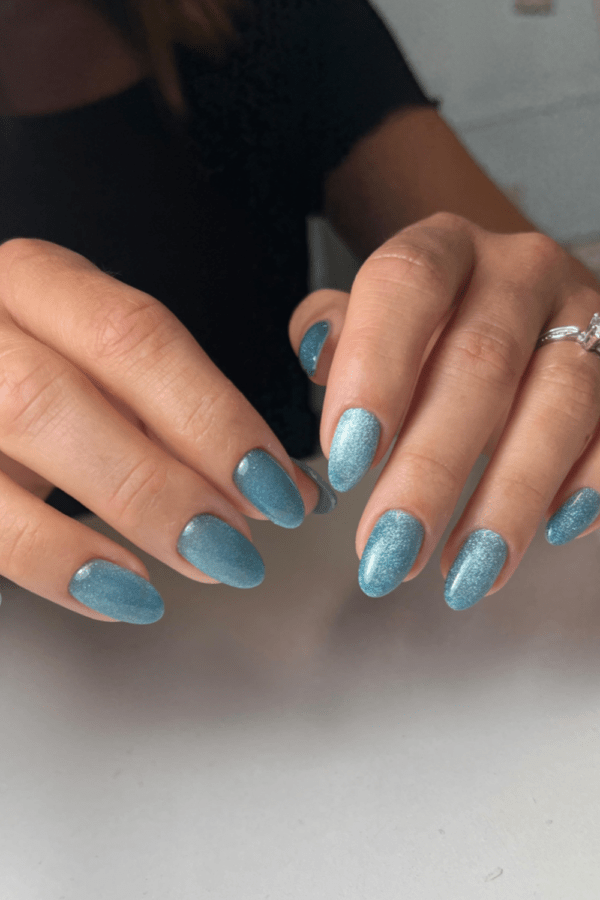 27 Super Cute Blue Nail Ideas You'll Love - Mozie