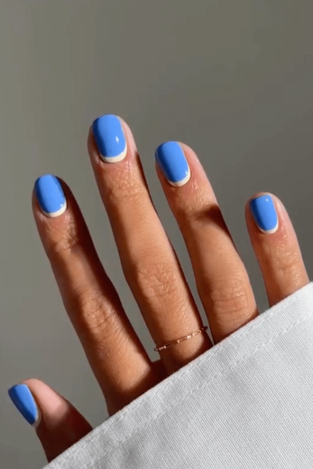 27 Super Cute Blue Nail Ideas You'll Love - Mozie