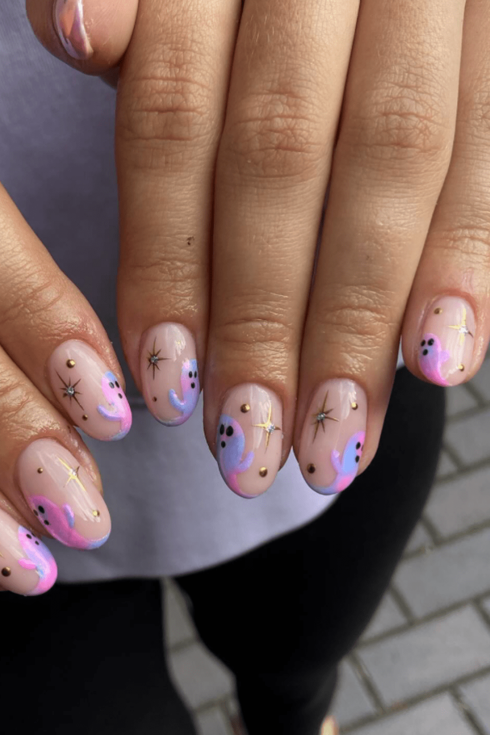 27 Cute Halloween Nail Ideas to Get Into the Spooky Spirit - Mozie