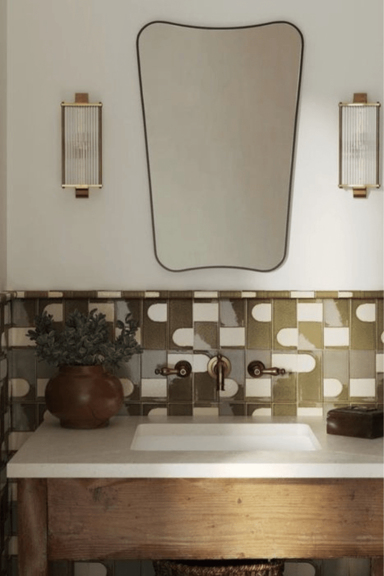 These Bold Half Bathroom Designs Are Jam Packed with Personality - Mozie