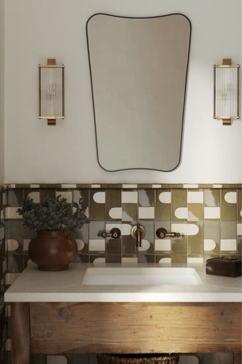 These Bold Half Bathroom Designs Are Jam Packed with Personality - Mozie