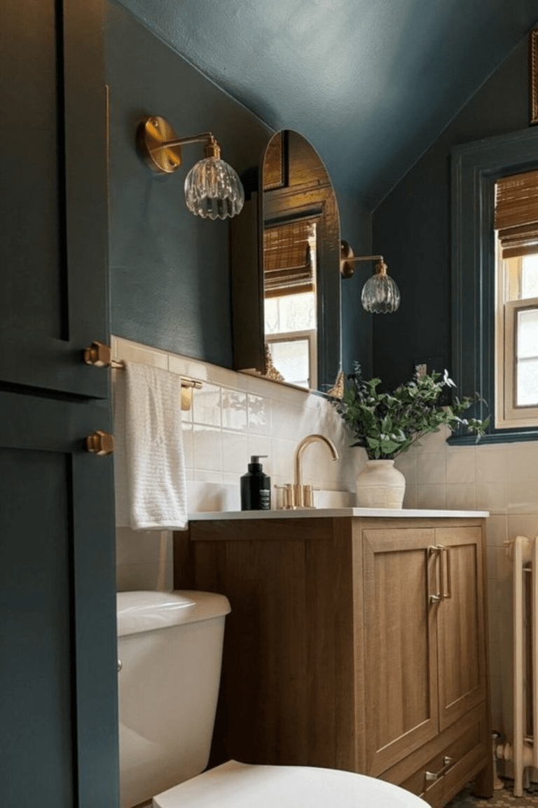 These Bold Half Bathroom Designs Are Jam Packed with Personality - Mozie