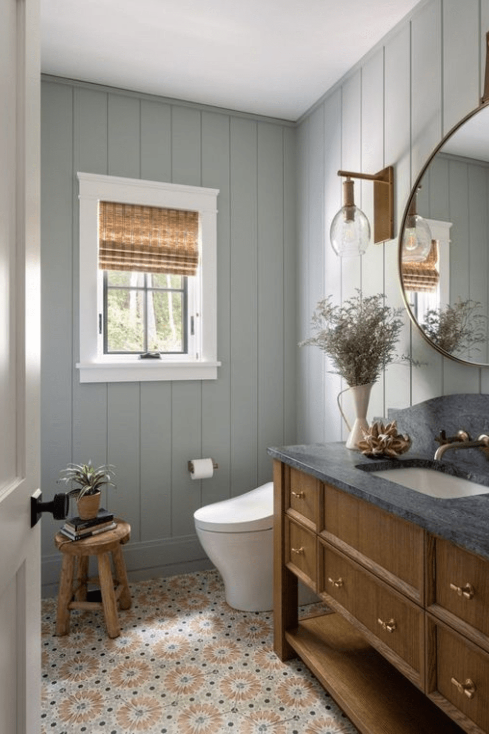 These Bold Half Bathroom Designs Are Jam Packed with Personality - Mozie