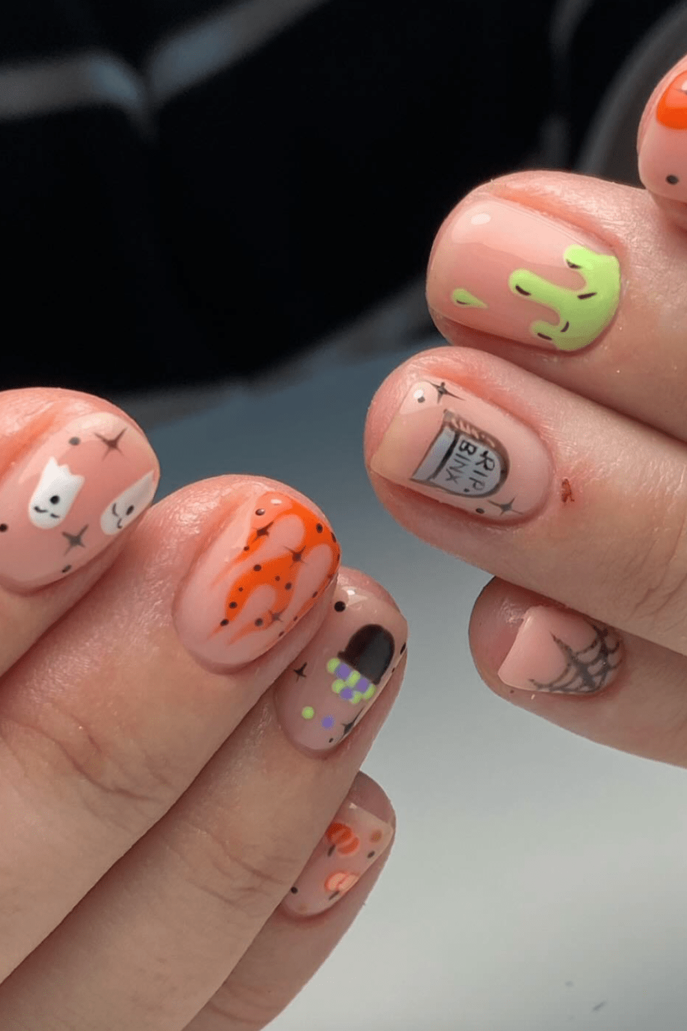 18 Cute October Nail Ideas to Save for Your Next Nail Appointment - Mozie