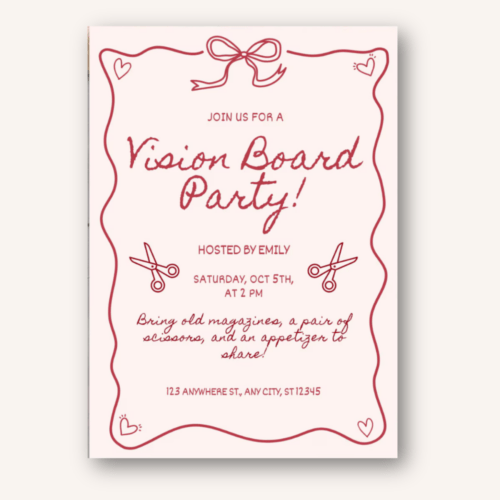 How to Throw a Vision Board Party for the New Year - Mozie