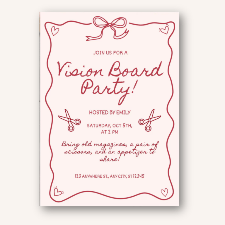 How to Throw a Vision Board Party for the New Year - Mozie