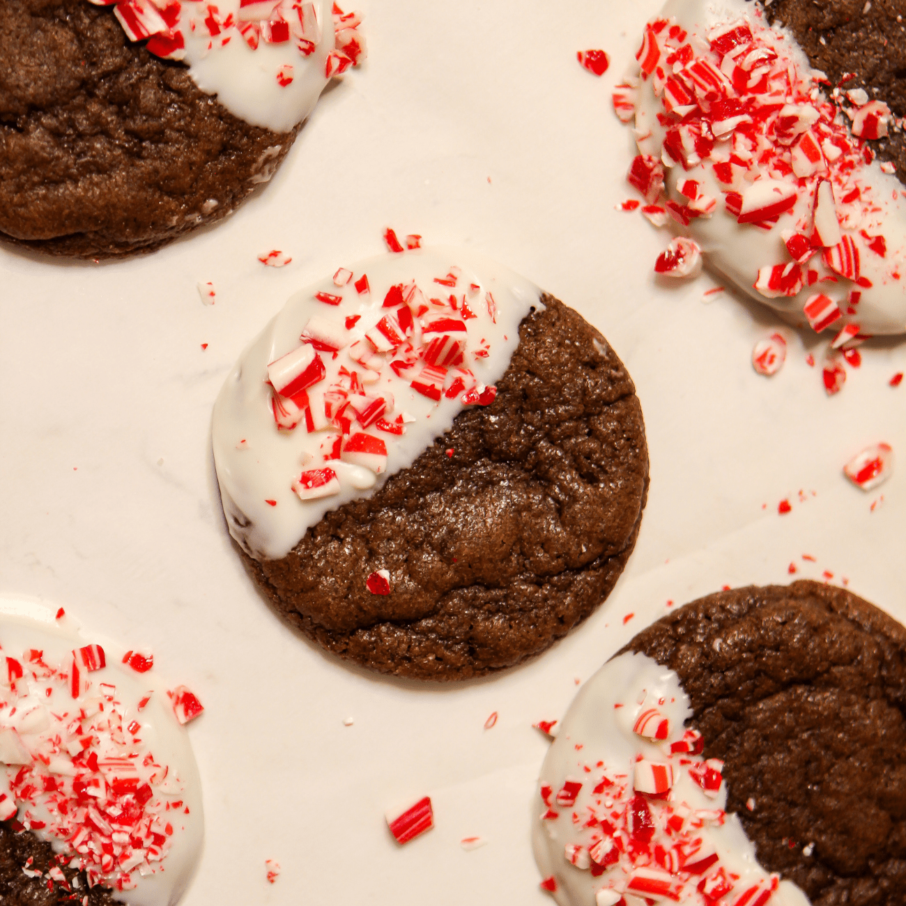 Chocolate Peppermint Cookies - Mozie