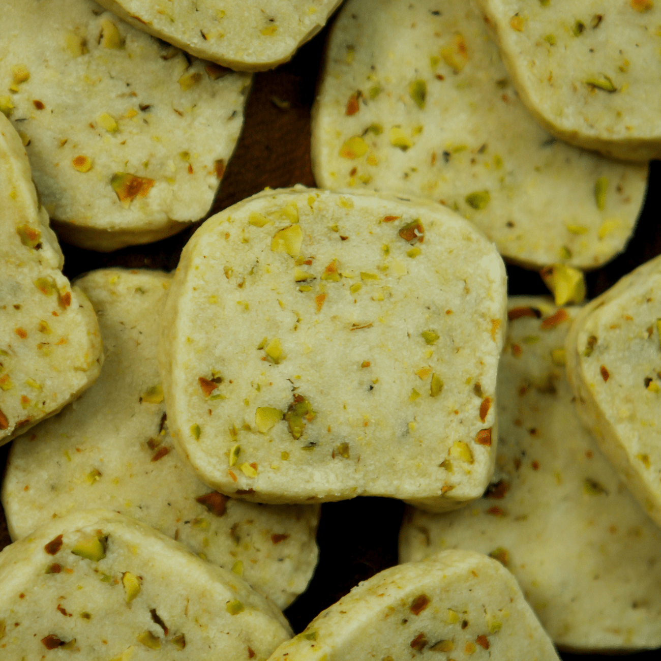 Pistachio Shortbread Cookies - Mozie