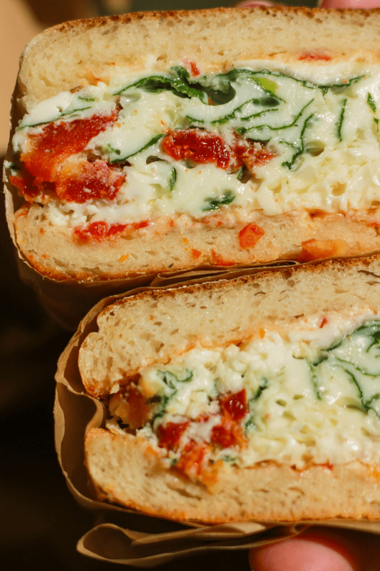 Grab and Go Breakfast: Spinach Feta Egg White English Muffin Sandwiches ...